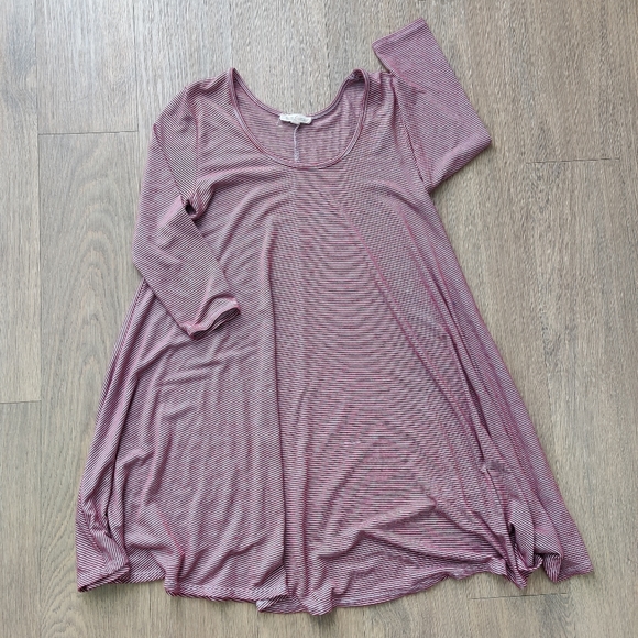 Rolla Coster | Dresses | 42 Rolla Coster Red White Half Sleeve Striped ...